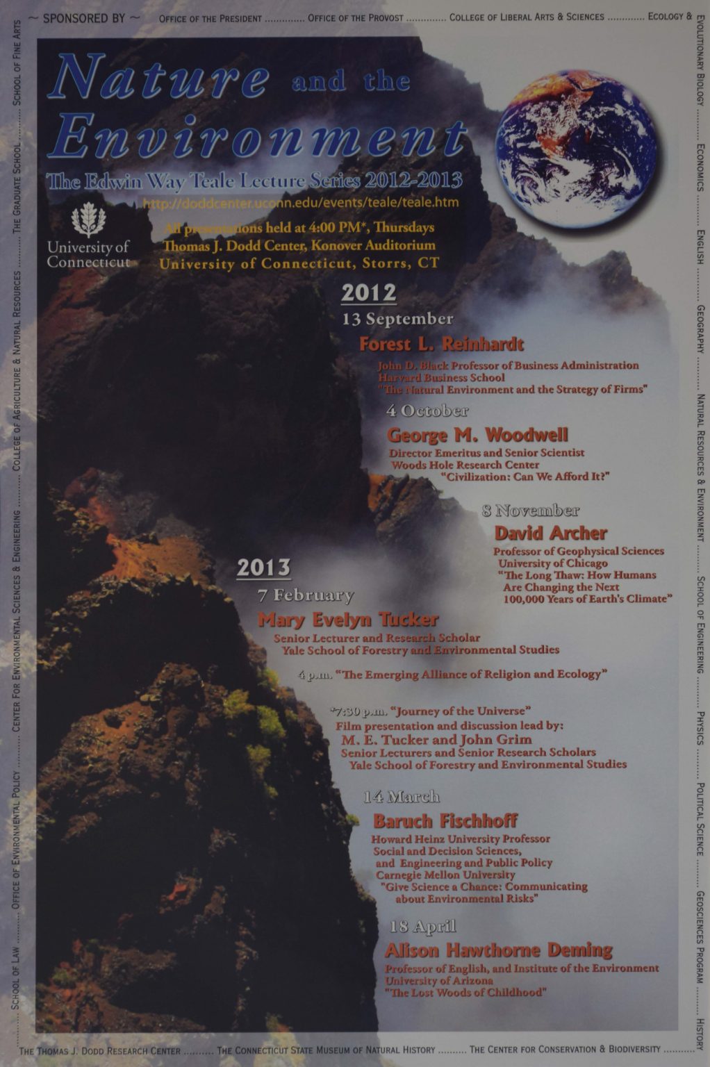 2012-2013 Teale Lecture Series | Institute of the Environment and ...