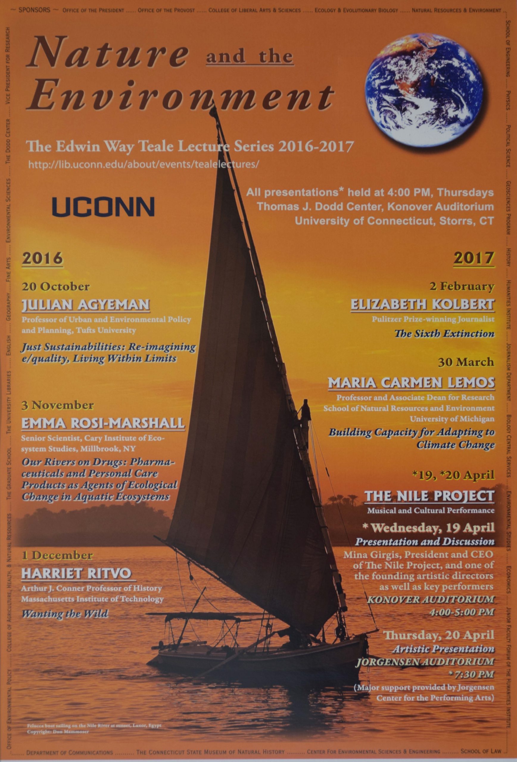 2016-2017 Teale Lecture Series | Institute of the Environment and Energy