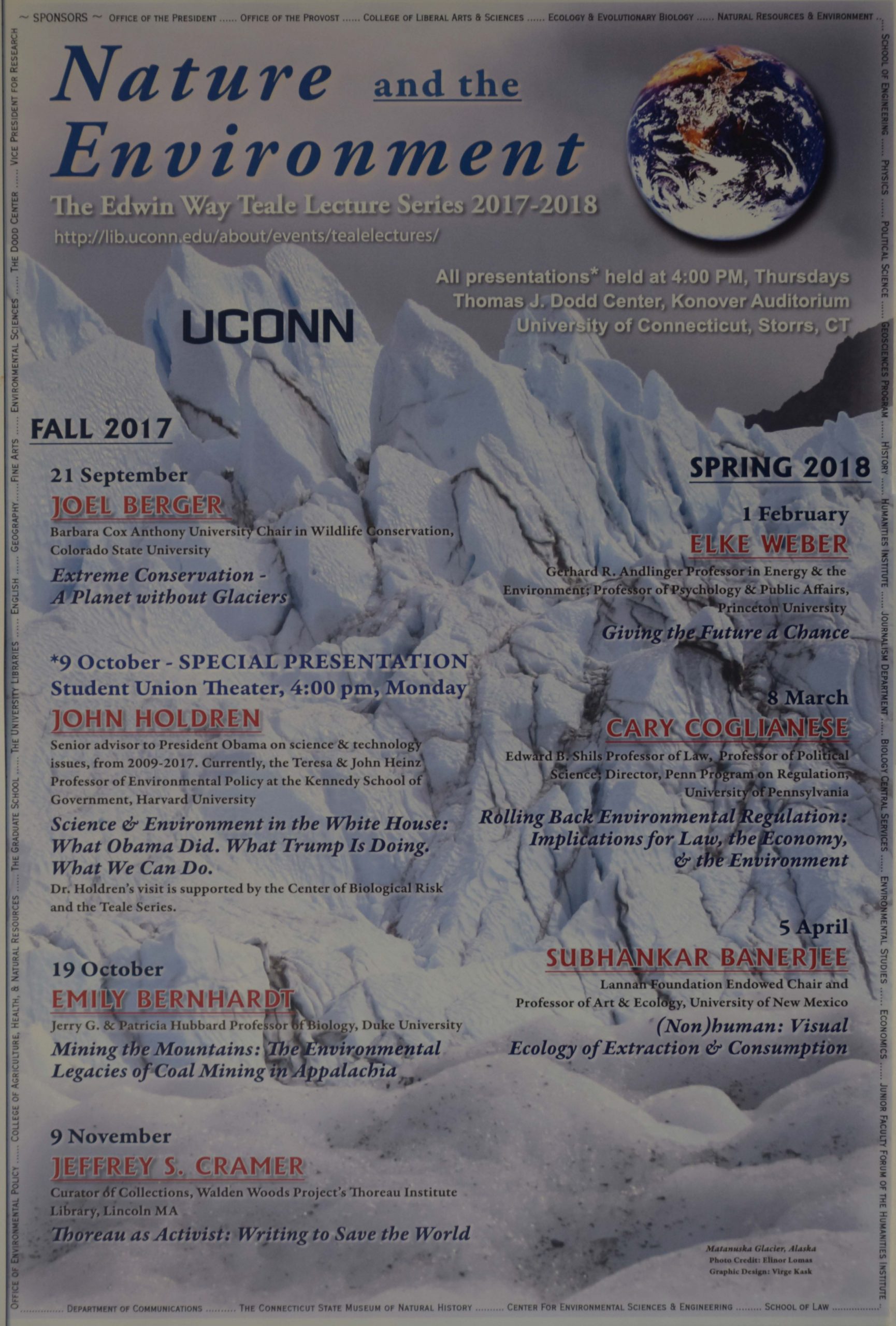 2017-2018 Teale Lecture Series | Institute of the Environment and Energy